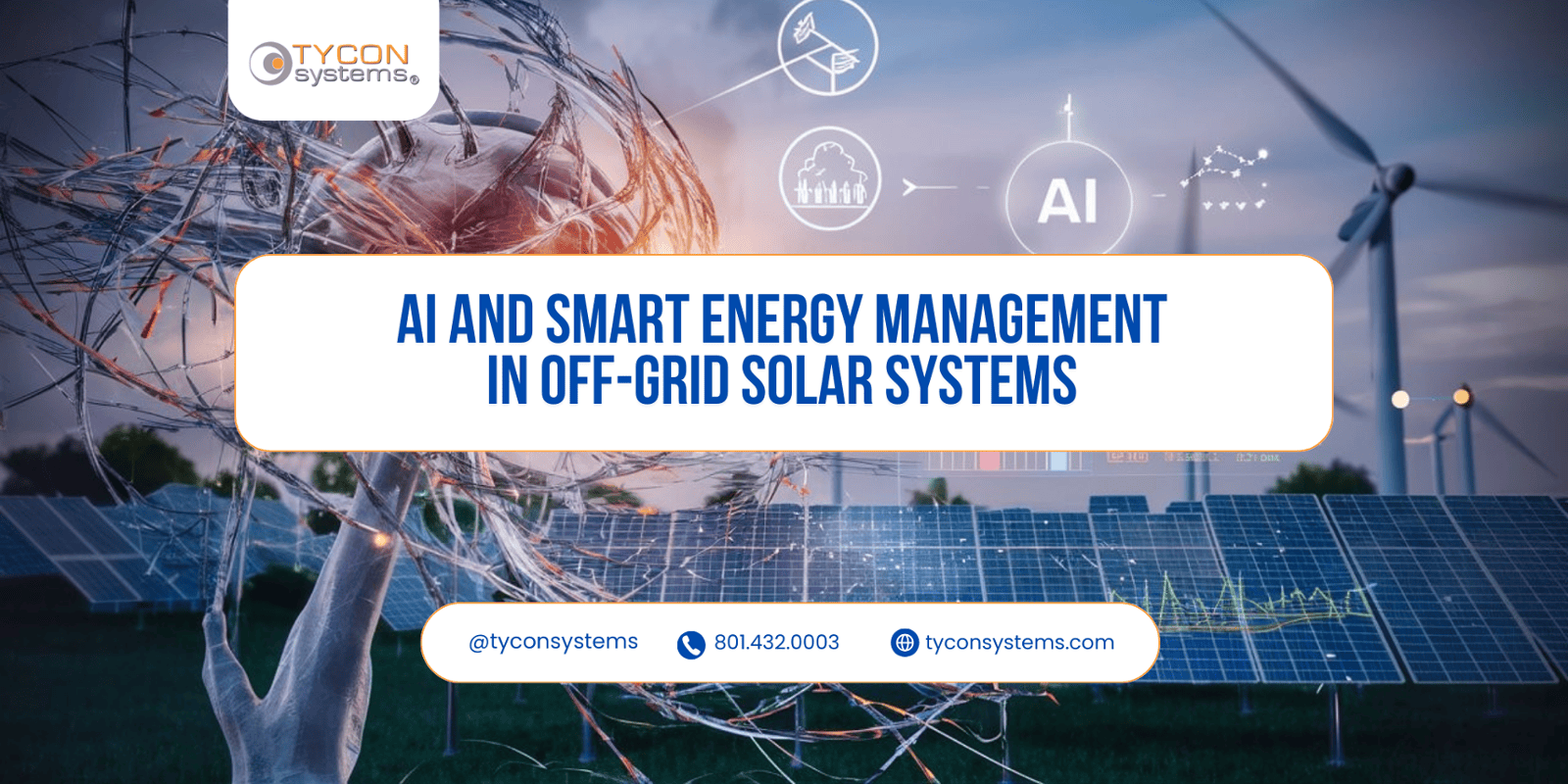 AI and Smart Energy Management in Off-Grid Solar Systems | Tycon Systems
